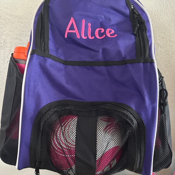 Personalized Soccer Backpack, Equipment Bag, Soccer Ball Bag, Sports ...