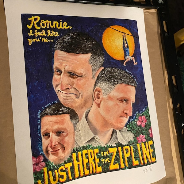 New Boot Goofin - Oil Paint Print - Reno 911 - Lieutenant Dangle - Art ...