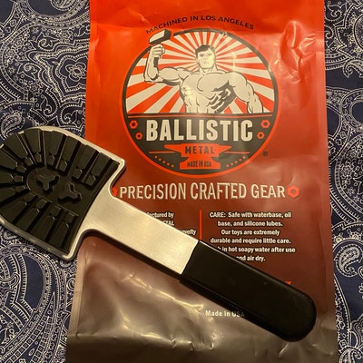 Kick Ass Aluminum Boot Paddle From Ballistic Metal, Spanking Fetish ...