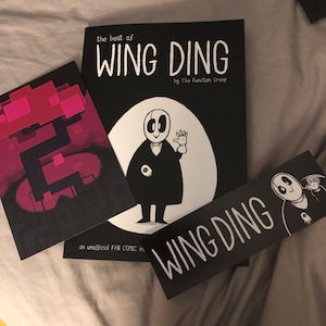 WING DING Button Badges Set of 4 1 - Etsy