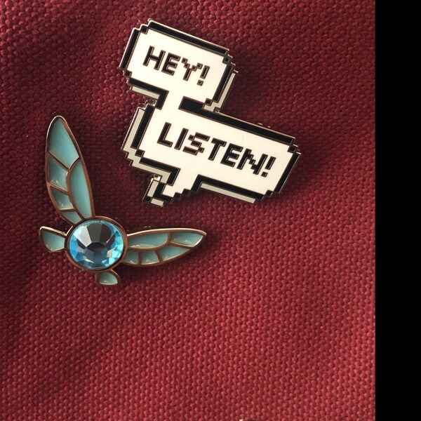 The Legend of Zelda - Hey Listen! Navi Pin Set! - Etsy