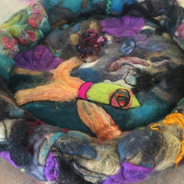 Felted Wool Sweater Pieces, 6" X 8" Upcycled Sweater Fabric in a ...