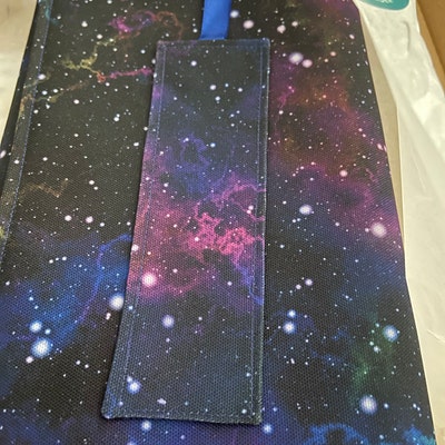 Winter Forest Book Cover, Holiday Adjustable Wrap-around Book Protector ...