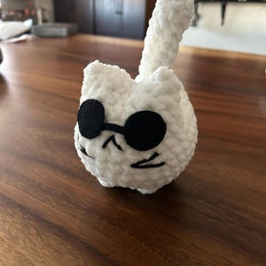 Crochet Gojo Cat Plushie - Etsy