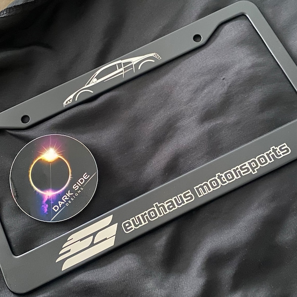 Custom Laser Engraved License Plate Covers | Frames - Etsy