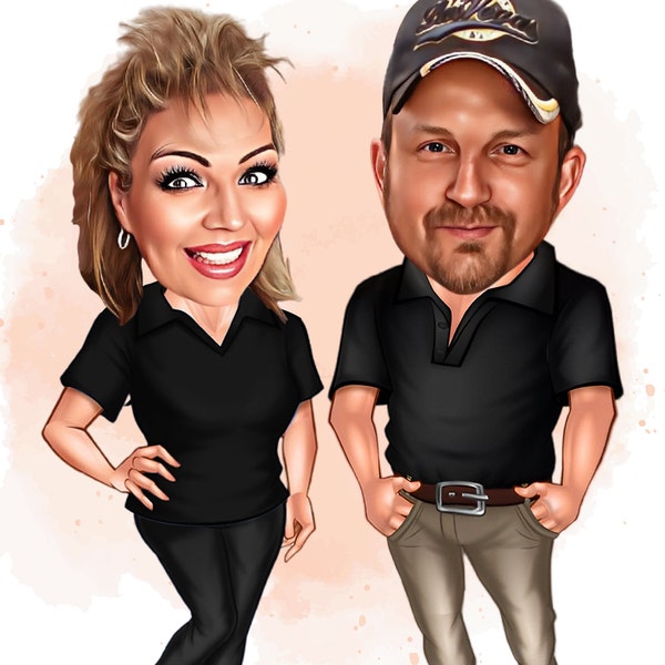 Custom Female Super Boss Cartoon Portrait, Boss Portrait, Gifts for ...