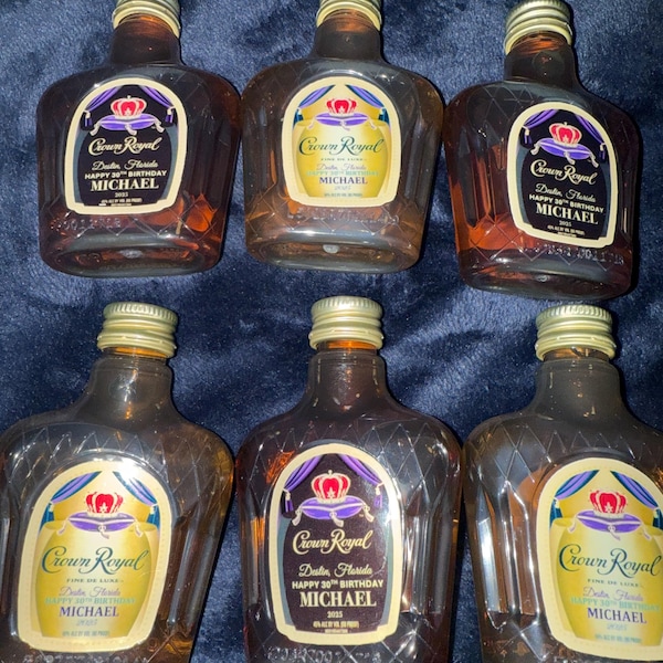 Mini Tito's Vodka Labels/50ml Tito Label/birthday Bottle Label/ Mini ...