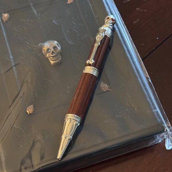 Fishing Enthusiasts Ballpoint Pen - Copper, Chrome or Brass Metalwork ...