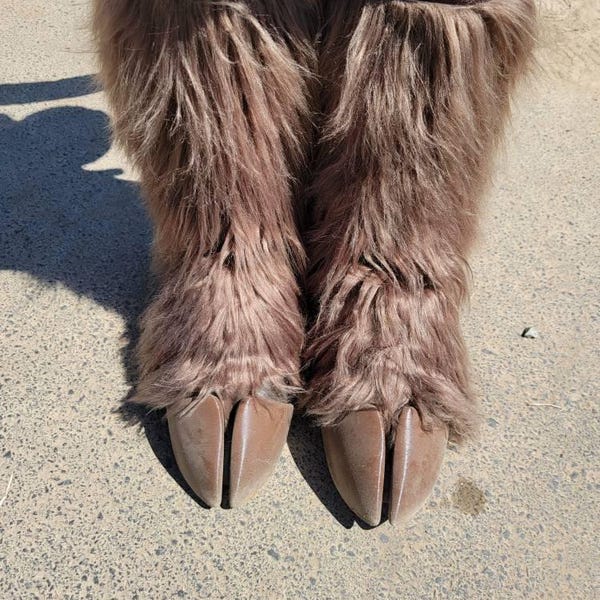 Shoe Hoof for Cosplay/fursuits With Your Pick of Hoof Cover Color. - Etsy