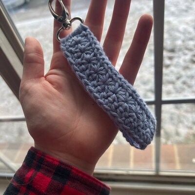Crochet Key Fob Artsy Arthurs Wristlet Key Fob Boho Key - Etsy