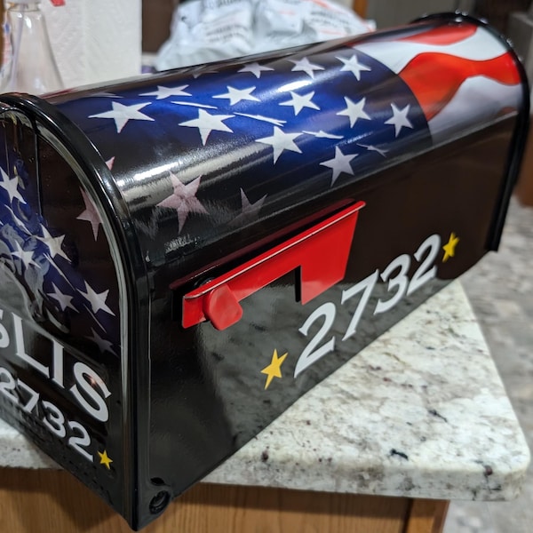 Wild West Custom Mailbox Featuring the Classic Lonesome Cowboy Riding ...