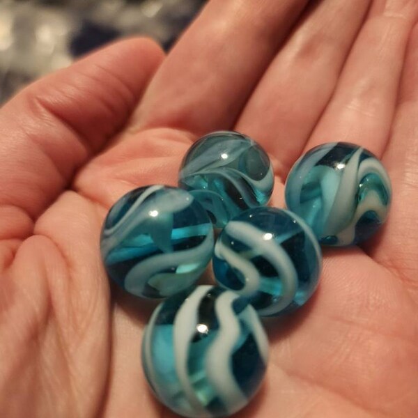 Net Bag of 2 Meteor (meteore) 42mm Mammoth Glass Mega Marbles (1.65 ...