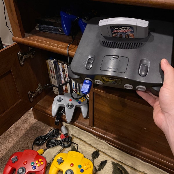 N64 Nintendo 64 Console + up to 4 New Controllers + Cords + CLEANED ...