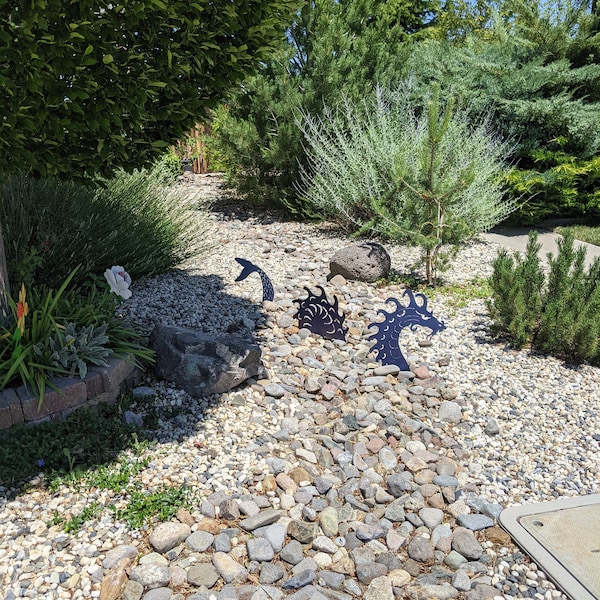 Copper Cattail Wind Chime Garden Stake - Etsy