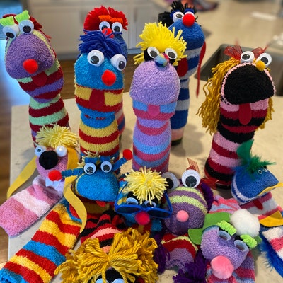 Doopalpoops Sock Puppet Kits - Etsy