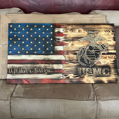 Walleye/fishing/wood Flag/wall Hanging/gifts for Him/wood - Etsy