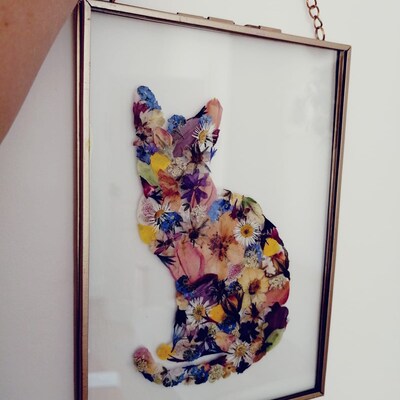 Pressed Tulip Flower Frame Real Tulip Artwork. - Etsy