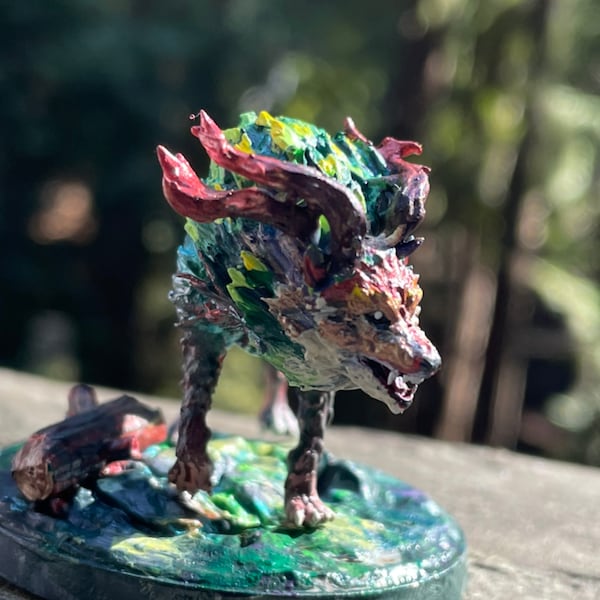 Gwyllgi Miniature - Fey / Fae Hound - Wild Hunt - Mammoth Factory - D&D ...