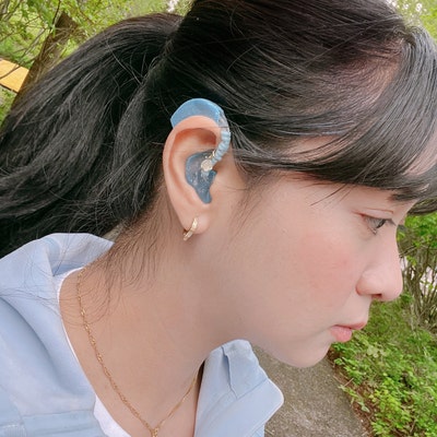 SPIKED Hearing Aid Skin Hearing Aid Sleeve Hearing Aid Jewelry Cochlear ...