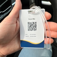 Personalized Exhibitor ID Badge Custom QR Code Option - Etsy