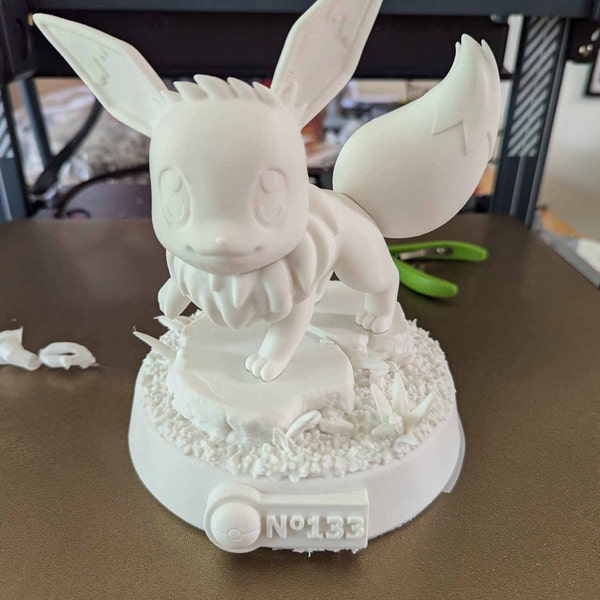 Eevee Cute STL File for 3D Printing High-quality 3D Model Digital File ...