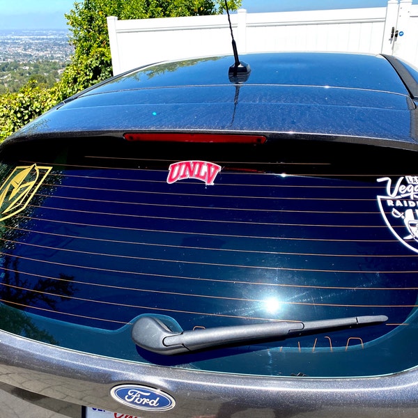 University of Nevada Las Vegas UNLV Rebels Vinyl Mascot Decal Sticker ...