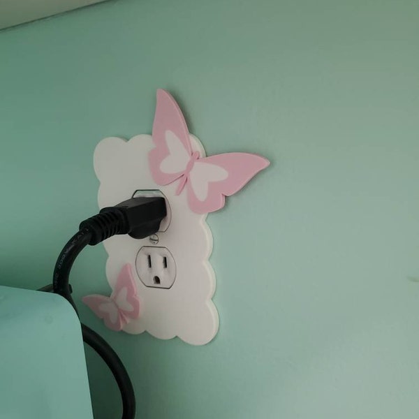 Pastel Green Rounded Corner Light Switch Cover Double Rocker Custom ...