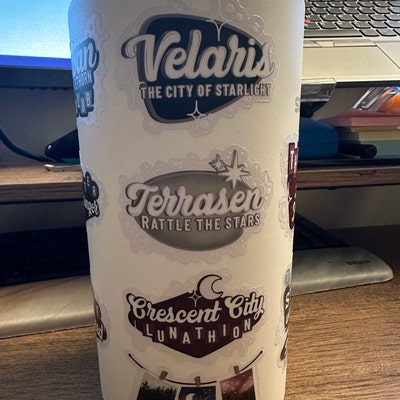 Maasiverse Wanderlust Waterproof Sticker Night Court ACOTAR Crescent ...