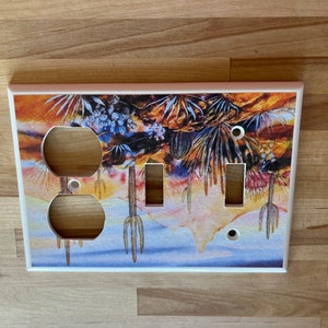 SEASHELL STARFISH BEACH Light Switch Cover Plate or Outlet | Etsy