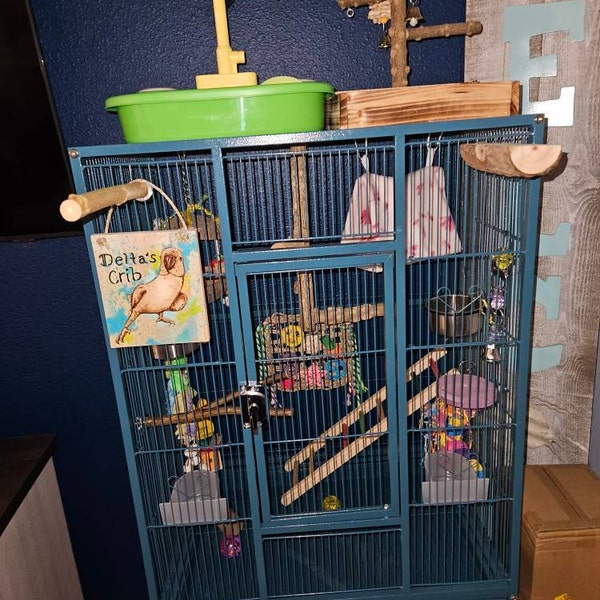 Custom Cozy Bird Tent Comfy Parrot Hut Pet Bird Bed Accessory Handmade ...