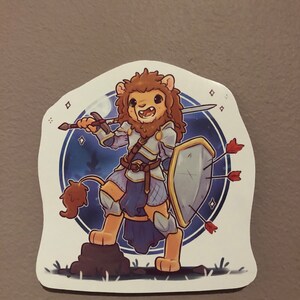 Cute RPG Class Animals Stickers And/ or Prints 6x8 or 8x10 Approx Bard ...