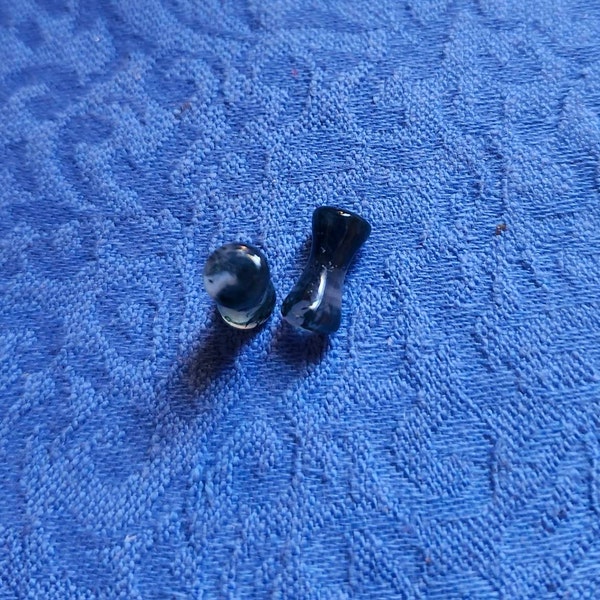 30mm Crinoid Fossil Double Flare Plugs Made by Austin Plug & Tunnel Co ...