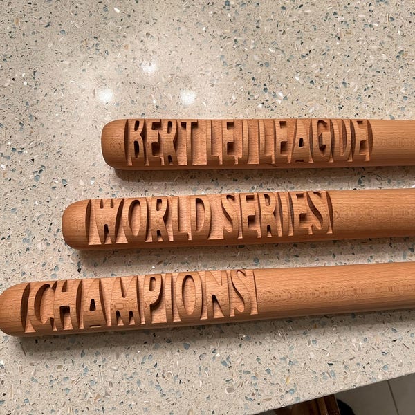 Custom Carved Baseball Bat Personalized Gift for Dad Him Man Cave ...