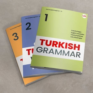 Learn Turkish A1 4 Book Series PDF - Etsy