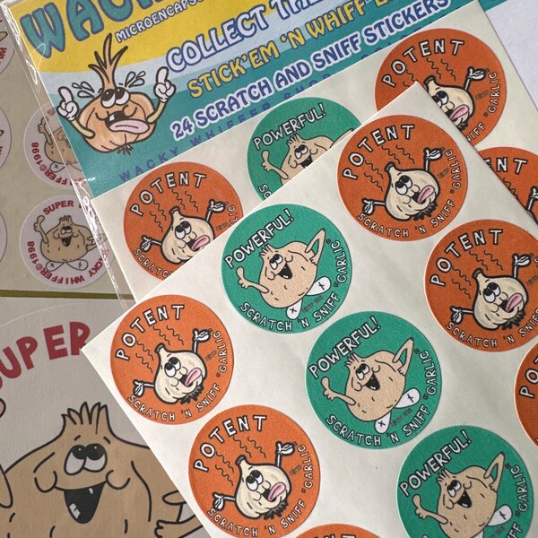 Giant Fruit Punch Jumbo 5 Inch Stickers, 2 Designs, Micro Encapsulated ...