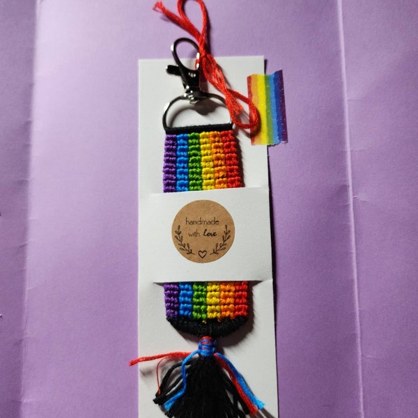 Bookmark: Progress Pride Flag, Original Pride Flag, Rainbow Flag, Hand ...