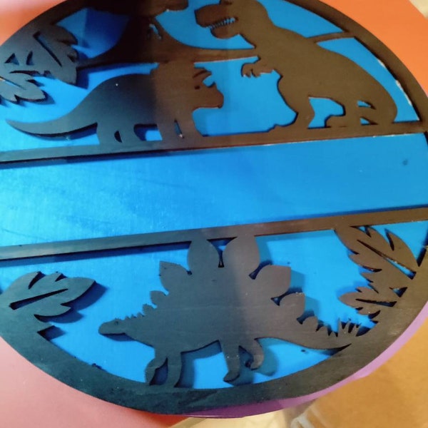 Construction Scene 3 Layer Name Sign SVG, Digger Décor Themed Wall Art ...