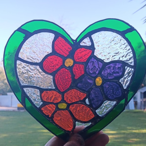 TUTORIAL • 3D Heart Spinner (full Instructions & Bonus Video) Stained ...