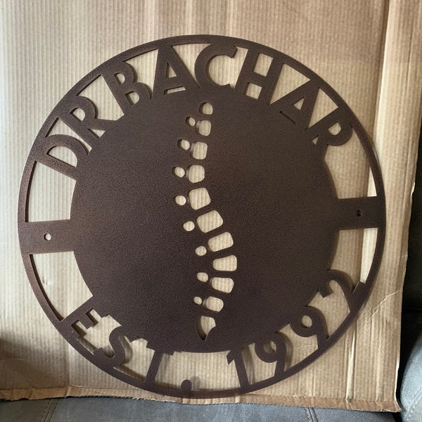 Personalized Chiropractic Sign, Chiropractor Sign, Chiropractor Gift ...