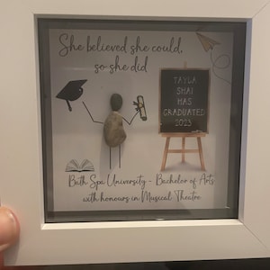 Personalised Balloon Family Tree Pebble Picture Framed - Etsy UK