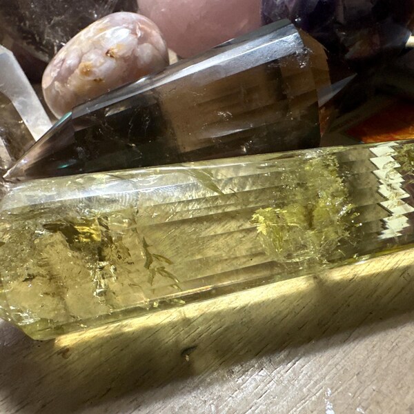 Clear Yellow Citrine Crystal Quartz 124 Sided Disintegrator Pranic ...