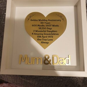 Ruby Wedding Anniversary Gift and Family Tree. 40th Wedding | Etsy