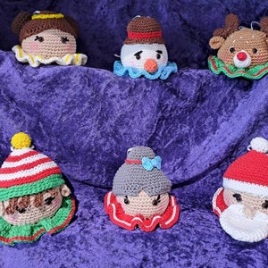 Crochet PATTERN Christmas Decoration: Santa Mrs Claus Elf - Etsy