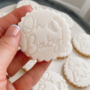It's a Boy Gender Reveal Baby Shower Embosser Fondant - Etsy UK