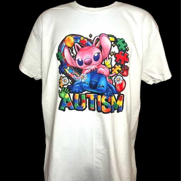 Autism Stitch With Lilo Png, Sublimation Design Download, Autism ...