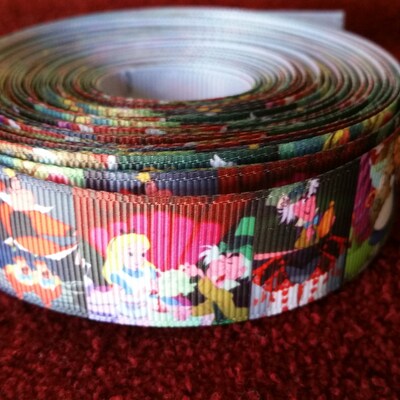 5 YDS Alice in Wonderland Ribbon - Etsy
