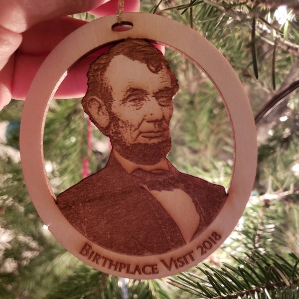 Personalized President Lincoln Ornament, Historical Ornament, Abraham ...
