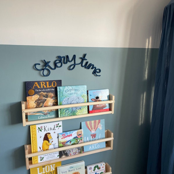 Knitted Wire Words Story Time, Knitted Letters, Knitted Words, Woolly ...