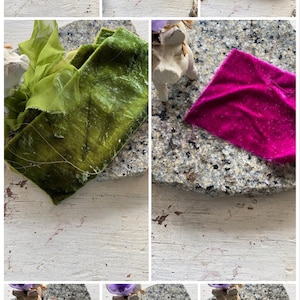 Hand Dyed Silk Velvet Color Wheel | Etsy