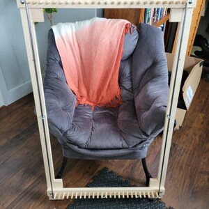 Adjustable Twining Loom for Rag Rugs, Place Mats and Potholders. Maple ...